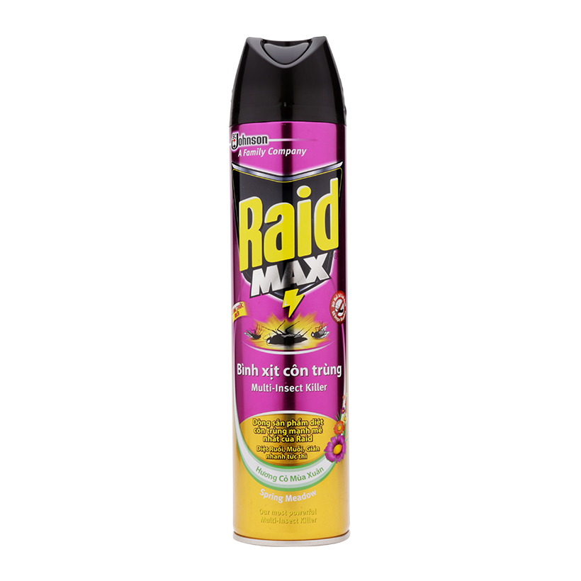 Xịt muỗi Raid 600ml - Văn Phòng Phẩm Tân Viễn Đông